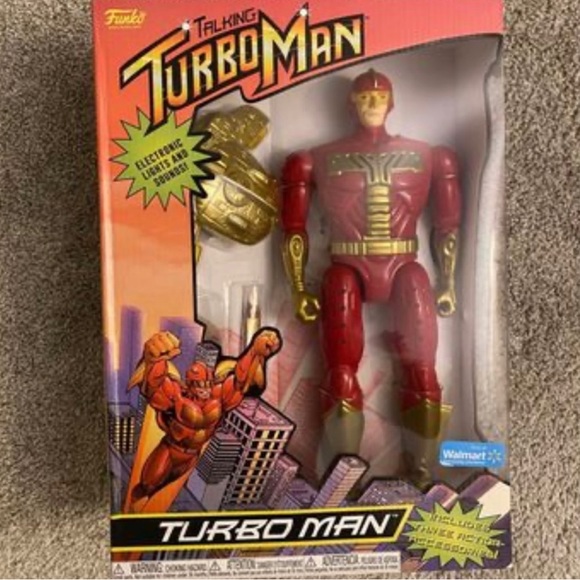 Funko | Toys | Turbo Man Action Figure | Poshmark